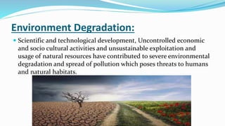 Environmental conservation,disaster management, first aid | PPT