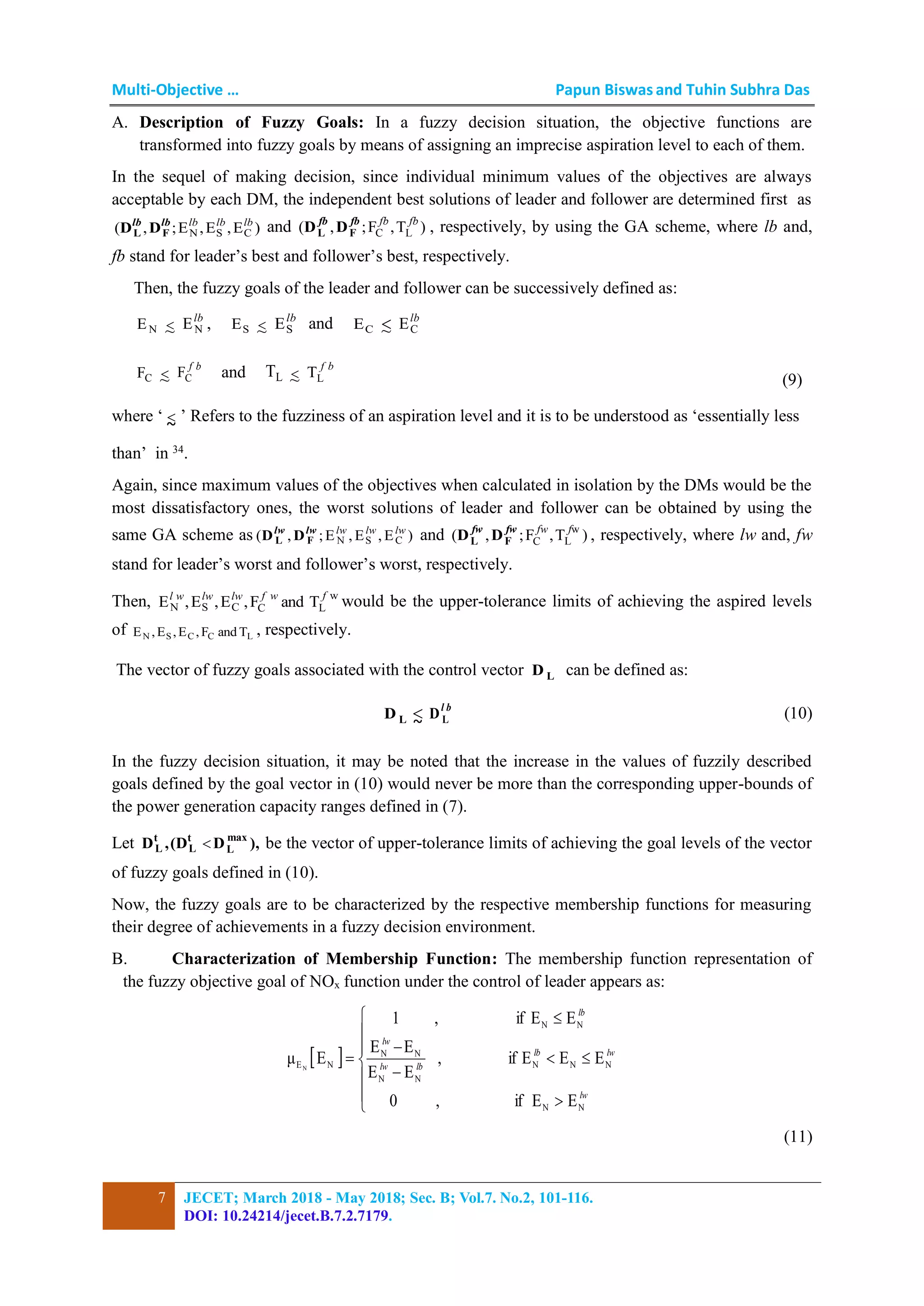 Environmental constrained electric power generation and dispatch via genetic algorithm | PDF
