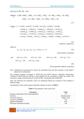 Environmental constrained electric power generation and dispatch via ...