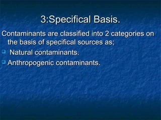 Environmental contaminants,sources and their remediation. | PPT
