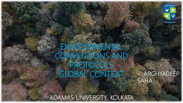 Environmental conventions and protocols | PPSX | Environmental Services ...