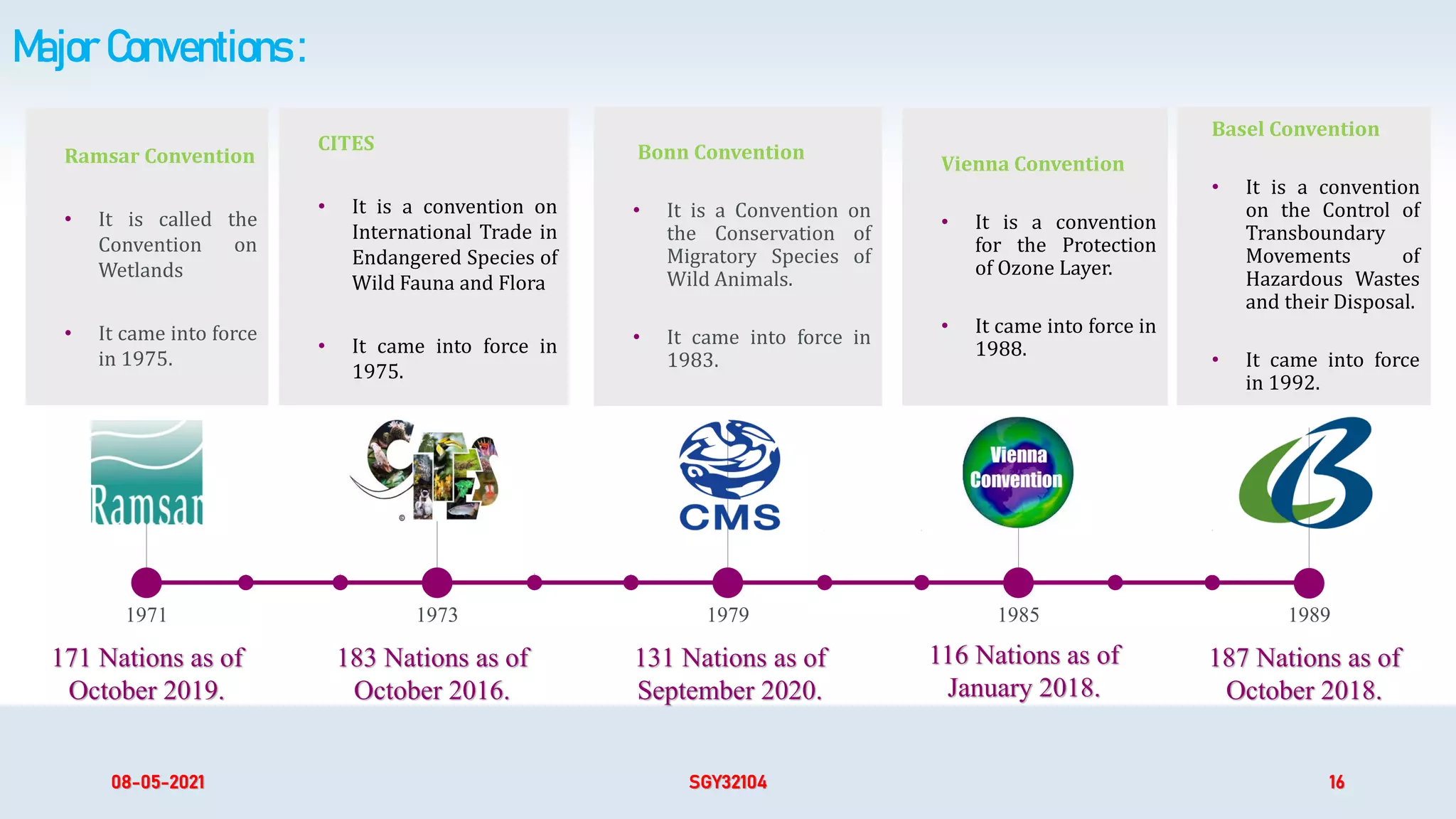 Environmental conventions and protocols | PDF