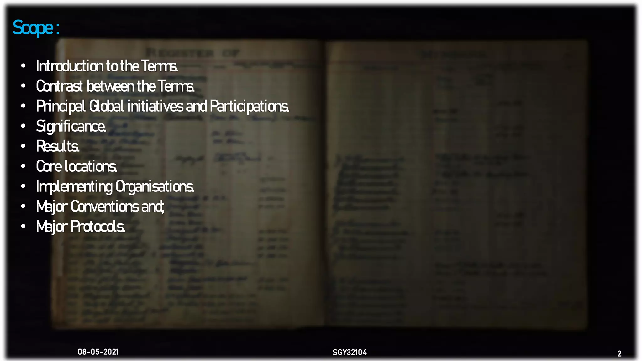 Environmental conventions and protocols | PDF