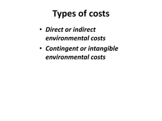 Environmental costing | PPTX