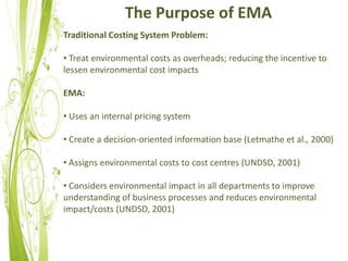 Management Accounting Environmental Costing Presentation | PPTX