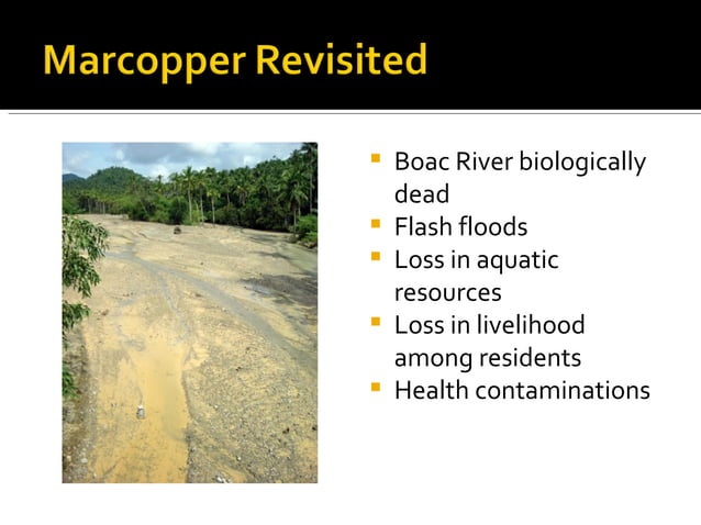 Environmental damages and health hazards caused by marcopper | PPT ...