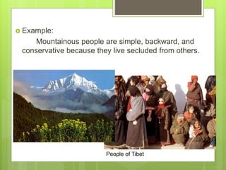 Environmental determinism and possibilism | PPTX