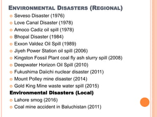 Environmental disaters | PPT