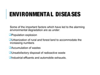 Environmental diseases | PPT