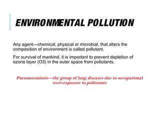 Environmental diseases | PPT