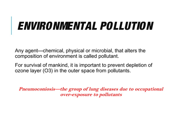 Environmental diseases | PPT