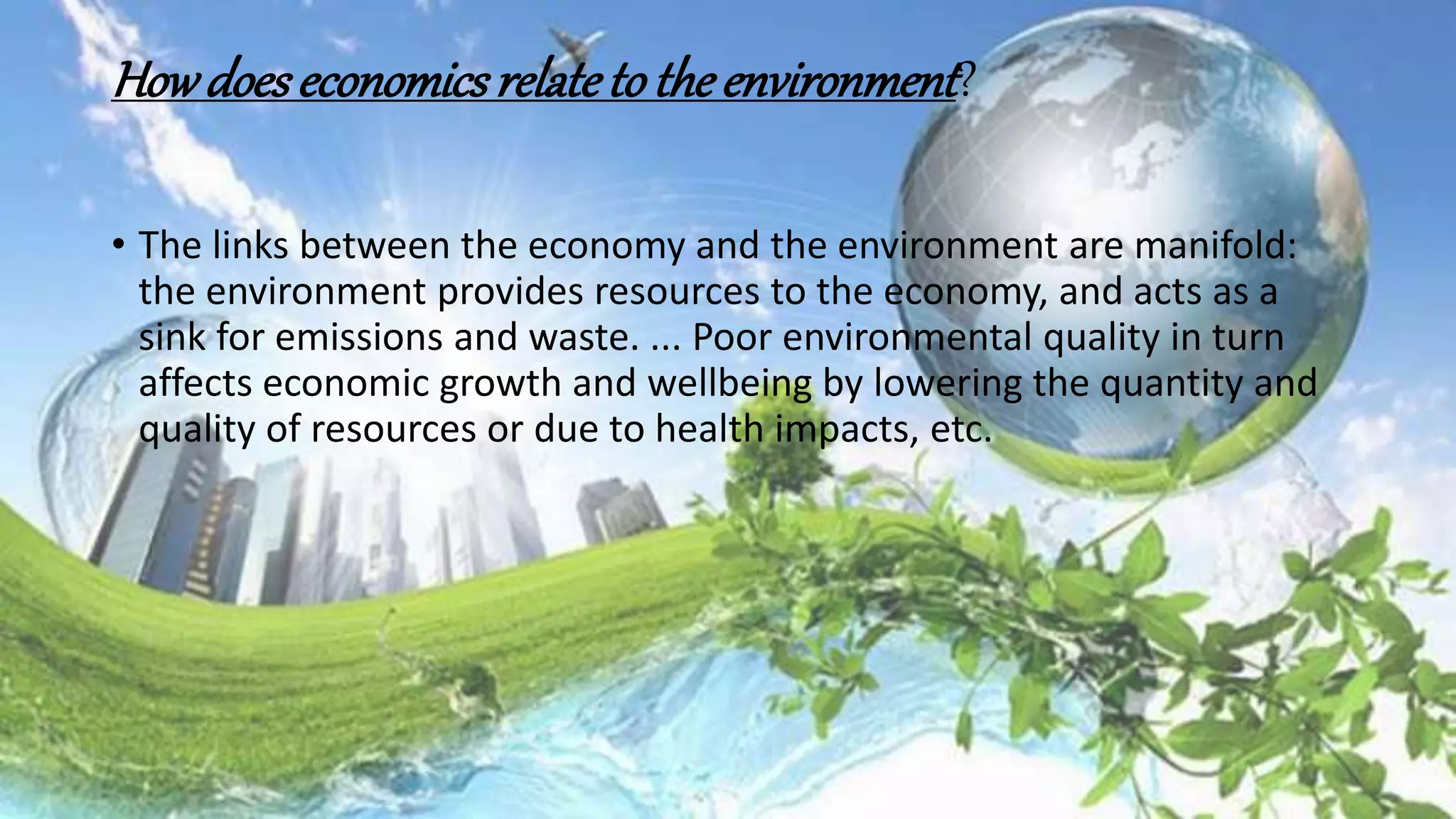 ENVIRONMENTAL ECONOMICS-3.pptx | Environmental Services Industry ...