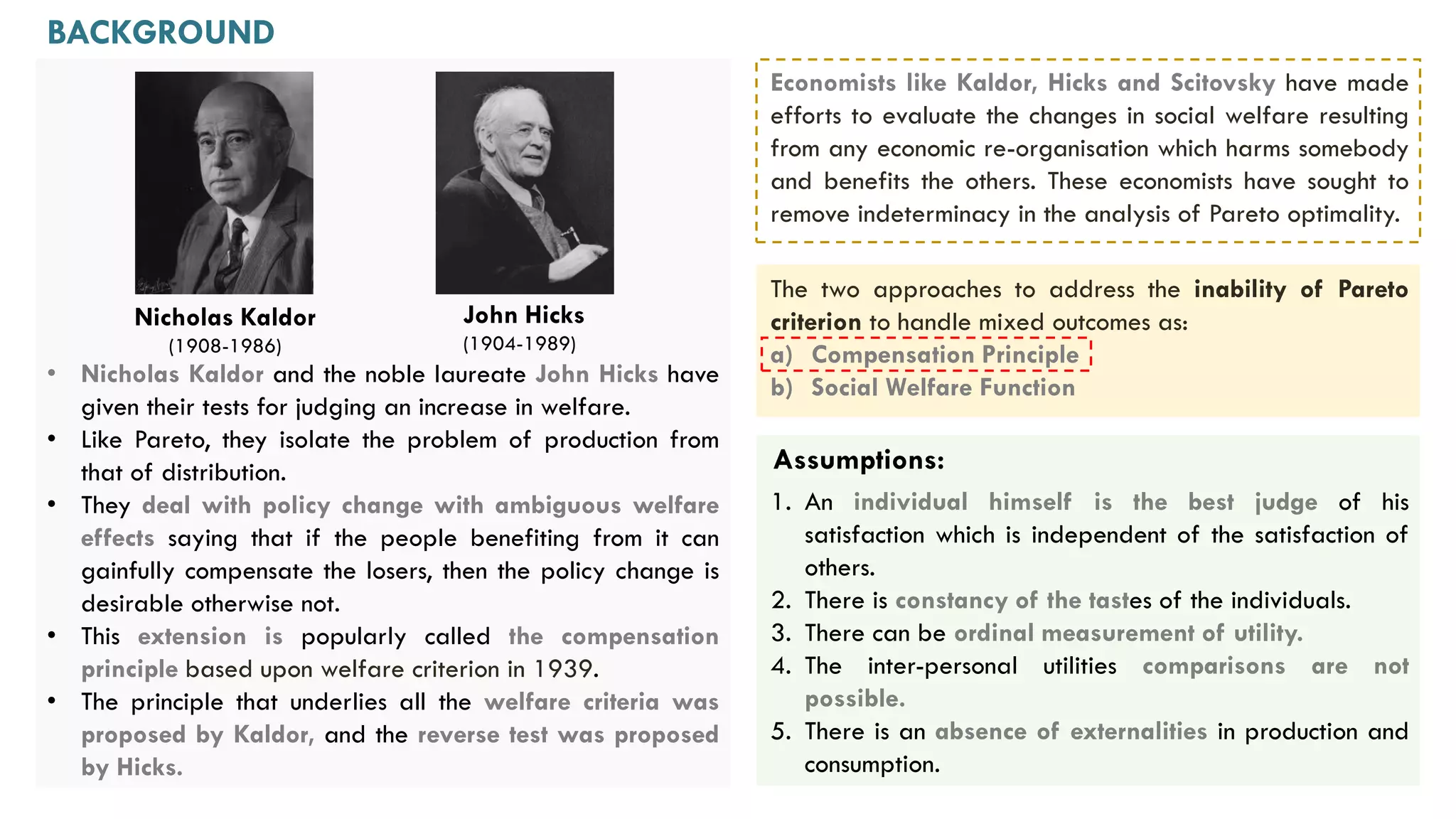 The Kaldor Hicks Compensation Principle | PDF