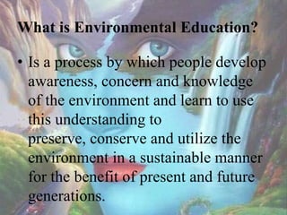 Environmental education | PPTX