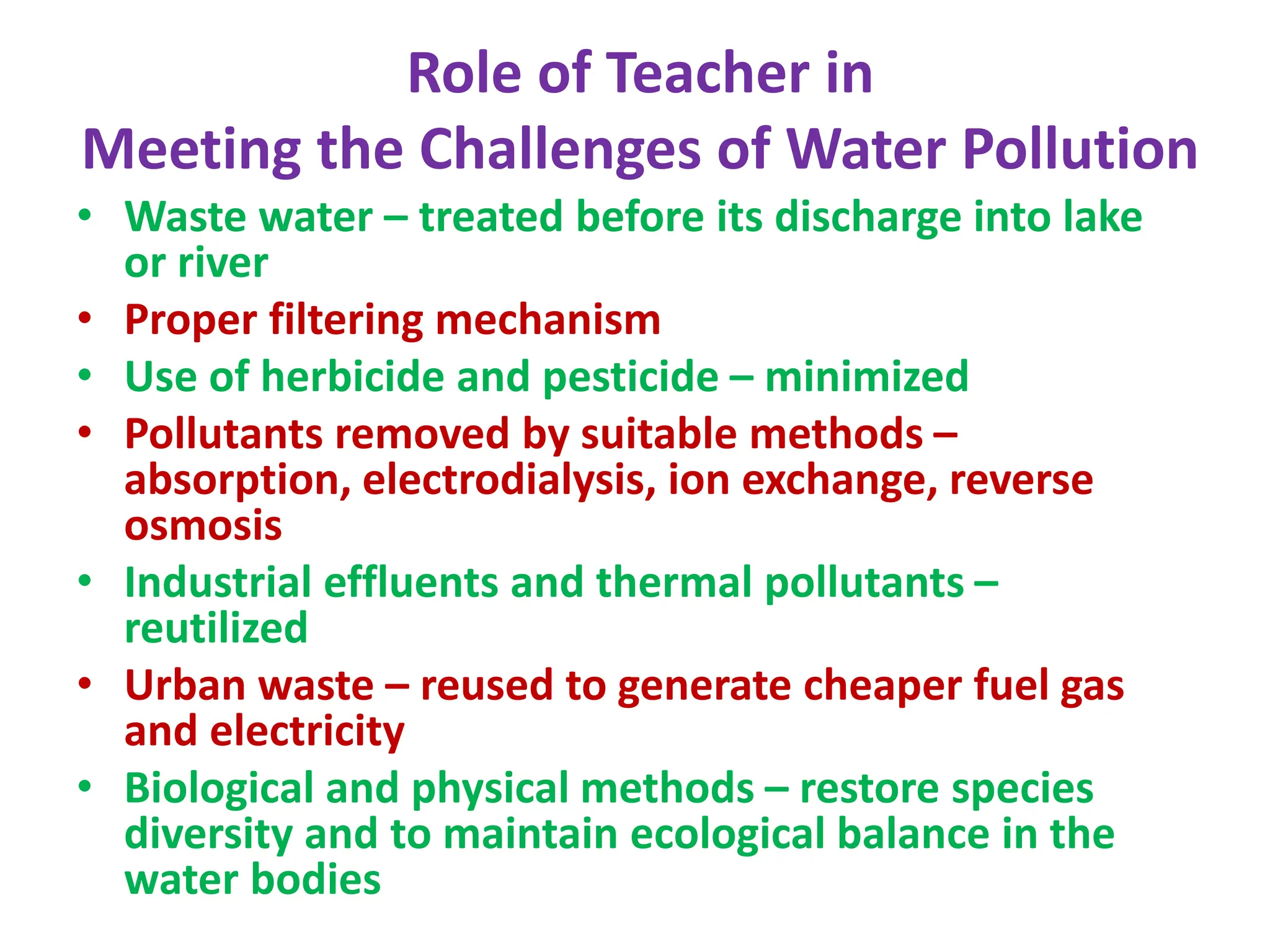 Environmental Education Goals and Objectives | PDF