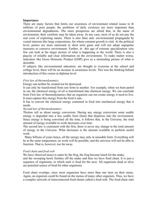 Environmental education | DOC | Environmental Services Industry ...