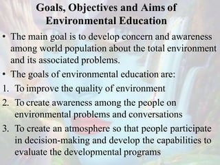Environmental education | PPT