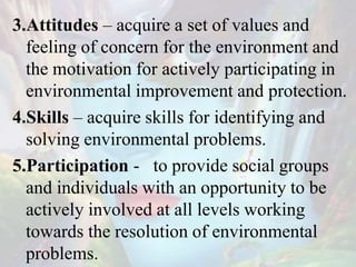 Environmental education | PPTX