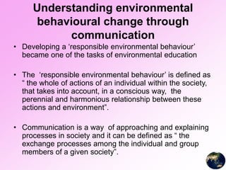 ENVIRONMENTAL EDUCATION.ppt | Environmental Services Industry | Industries