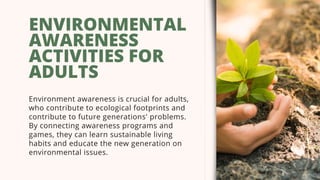 Environmental education for career development and environmental ...