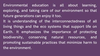 Presentation on Environmental Education.pptx