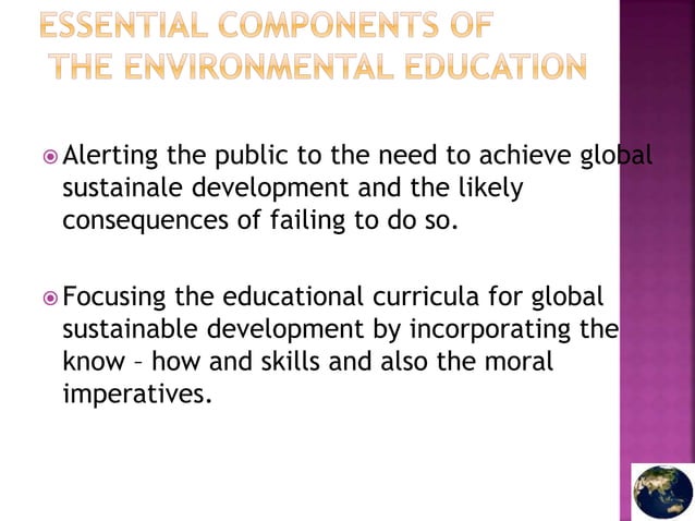 IMPORTANCE OF ENVIRONMENTAL EDUCATION.ppt
