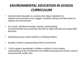 ENVIRONMENTAL EDUCATION | PDF