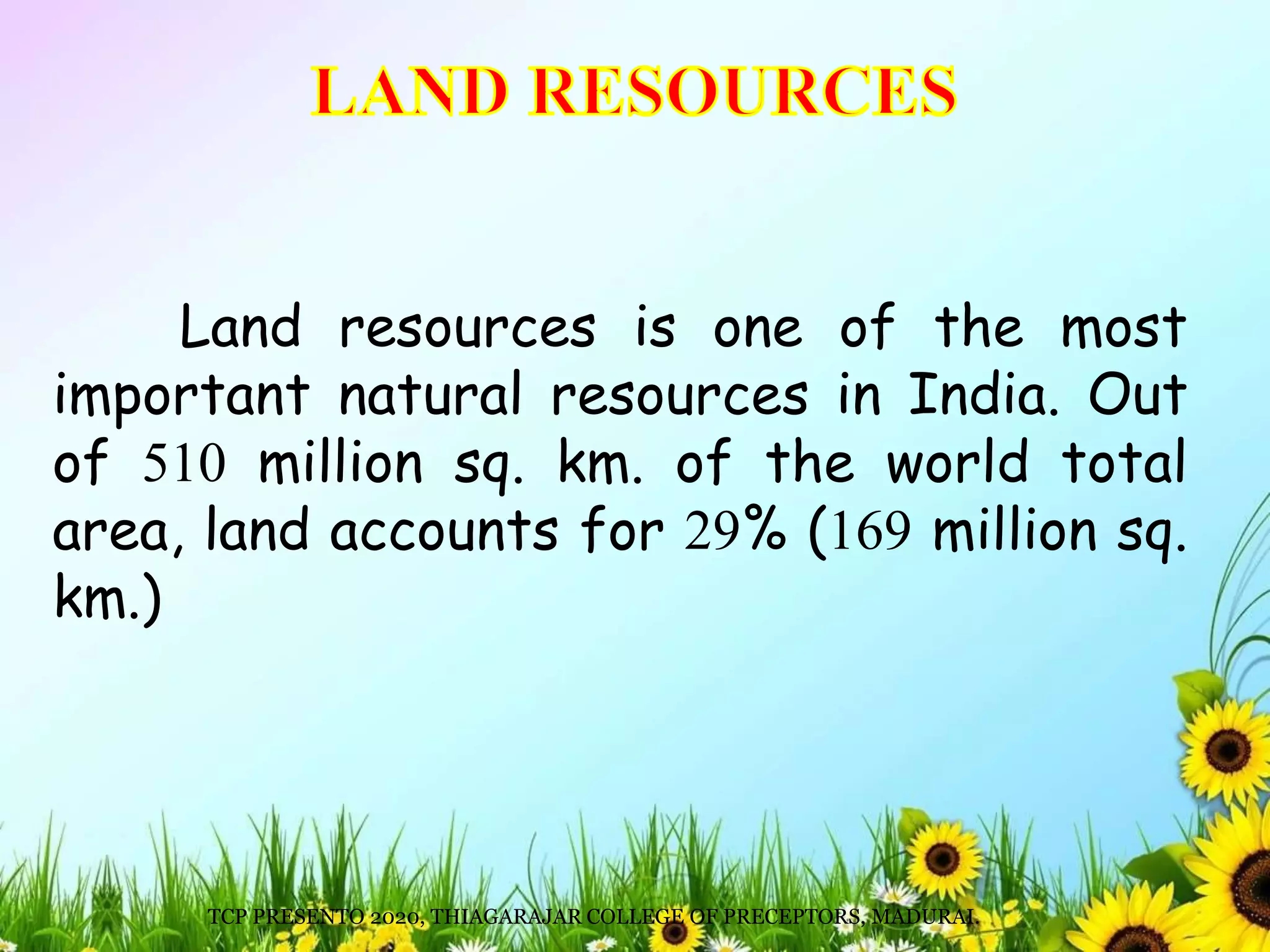 NATURAL RESOURCES | PPT