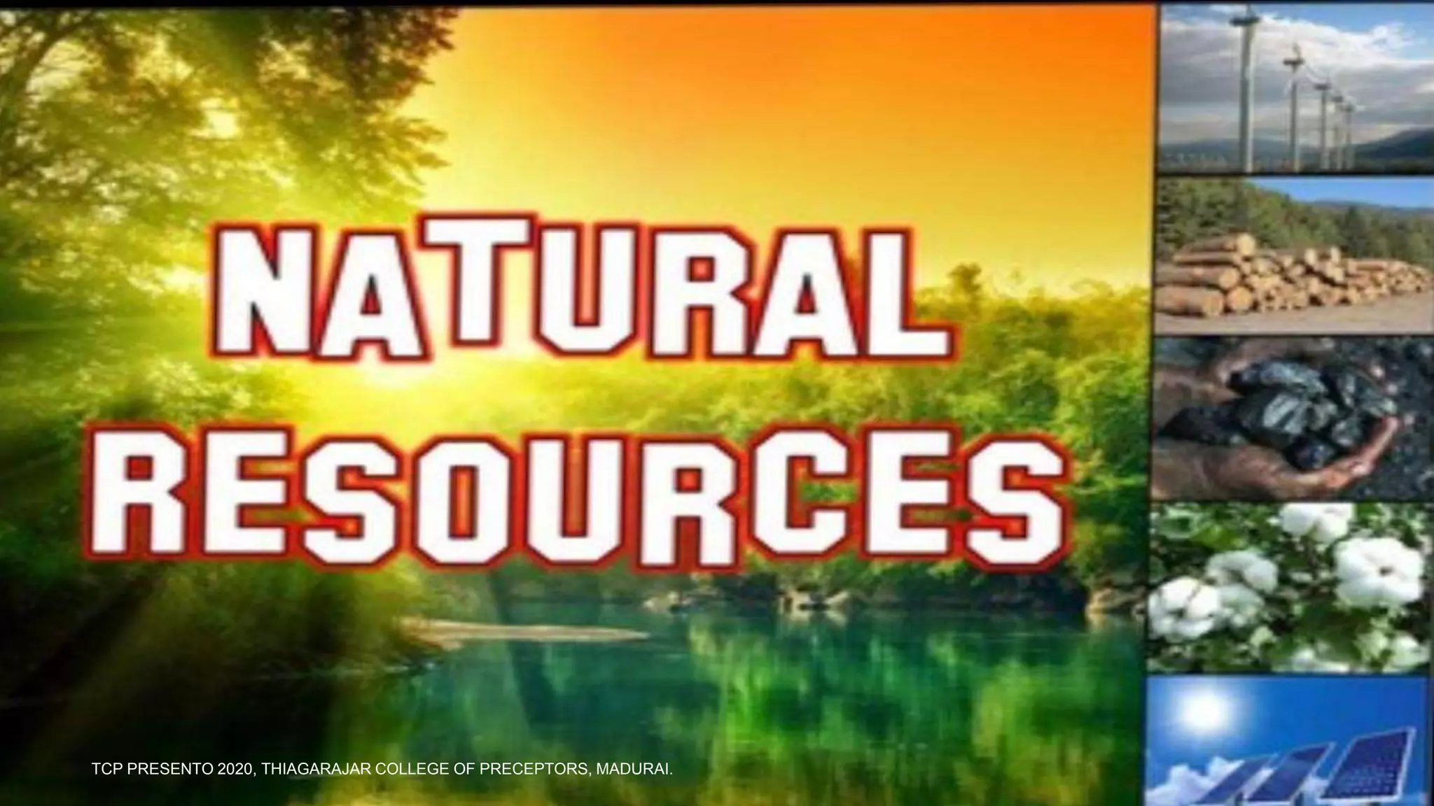 NATURAL RESOURCES (ENVIRONMENTAL EDUCATION) | PPTX