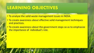 SOLID WASTE MANAGEMENT | PPTX