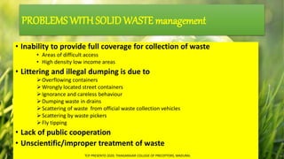 SOLID WASTE MANAGEMENT | PPTX
