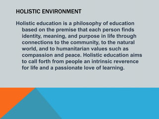 Environmental education slide show | PPT