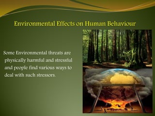Environmental effects of human behaviour | PDF