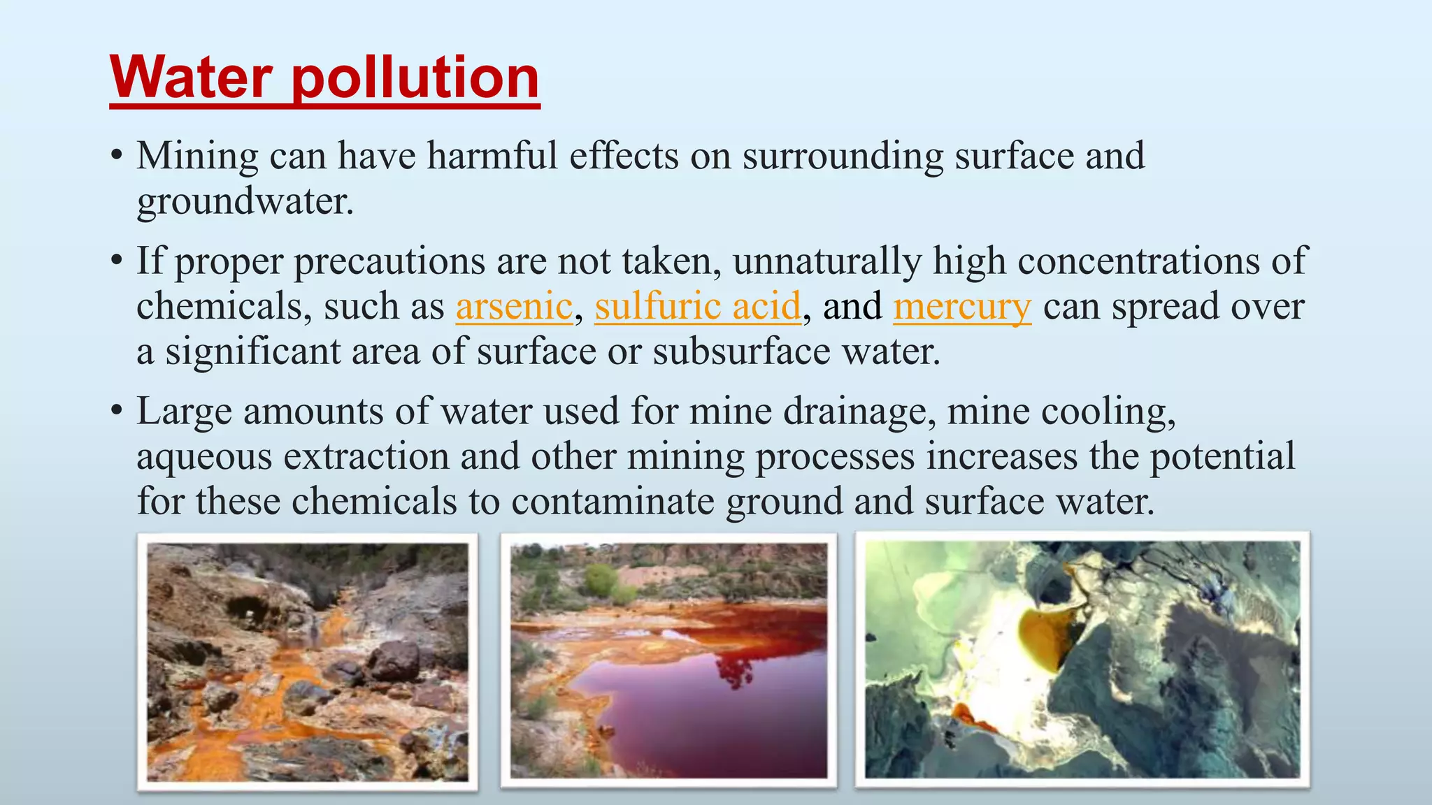 Environmental effects of mining | PPTX