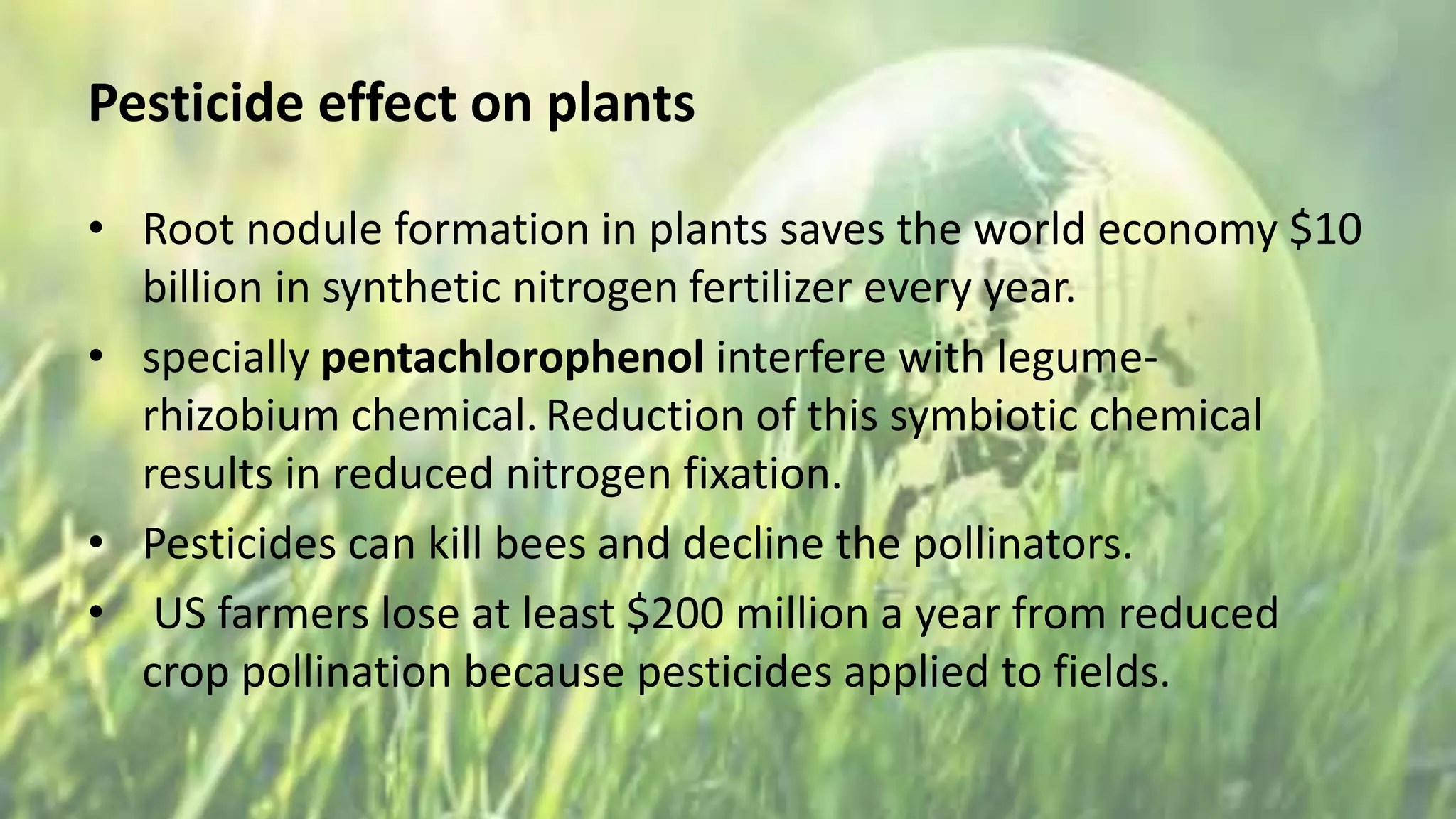 Environmental effects of pesticide | PPTX