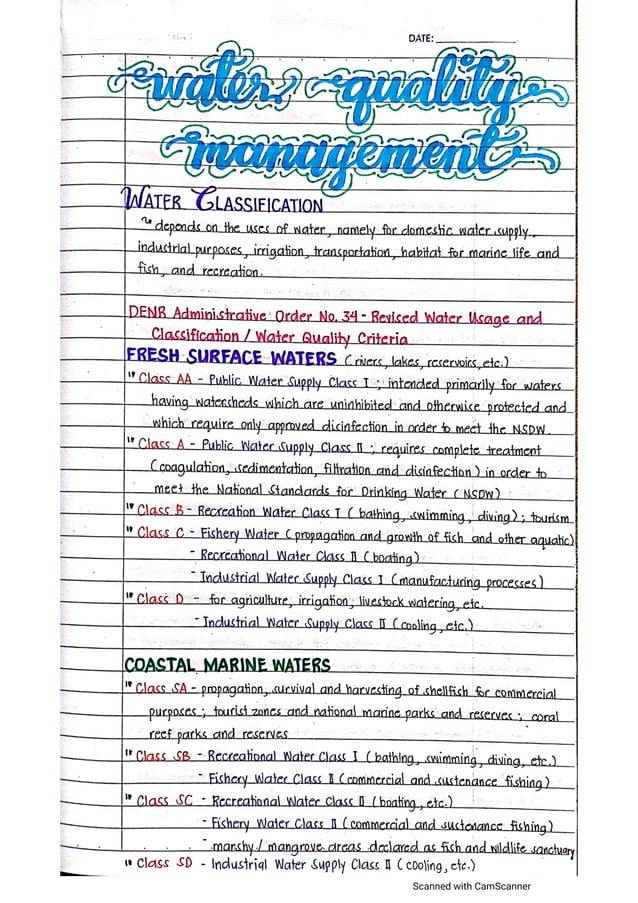 Environmental Engineering Reviewer - Chem Eng | PDF
