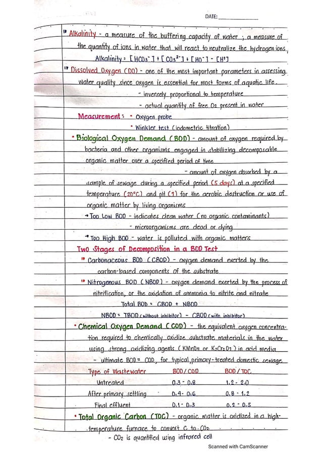 Environmental Engineering Reviewer - Chem Eng | PDF