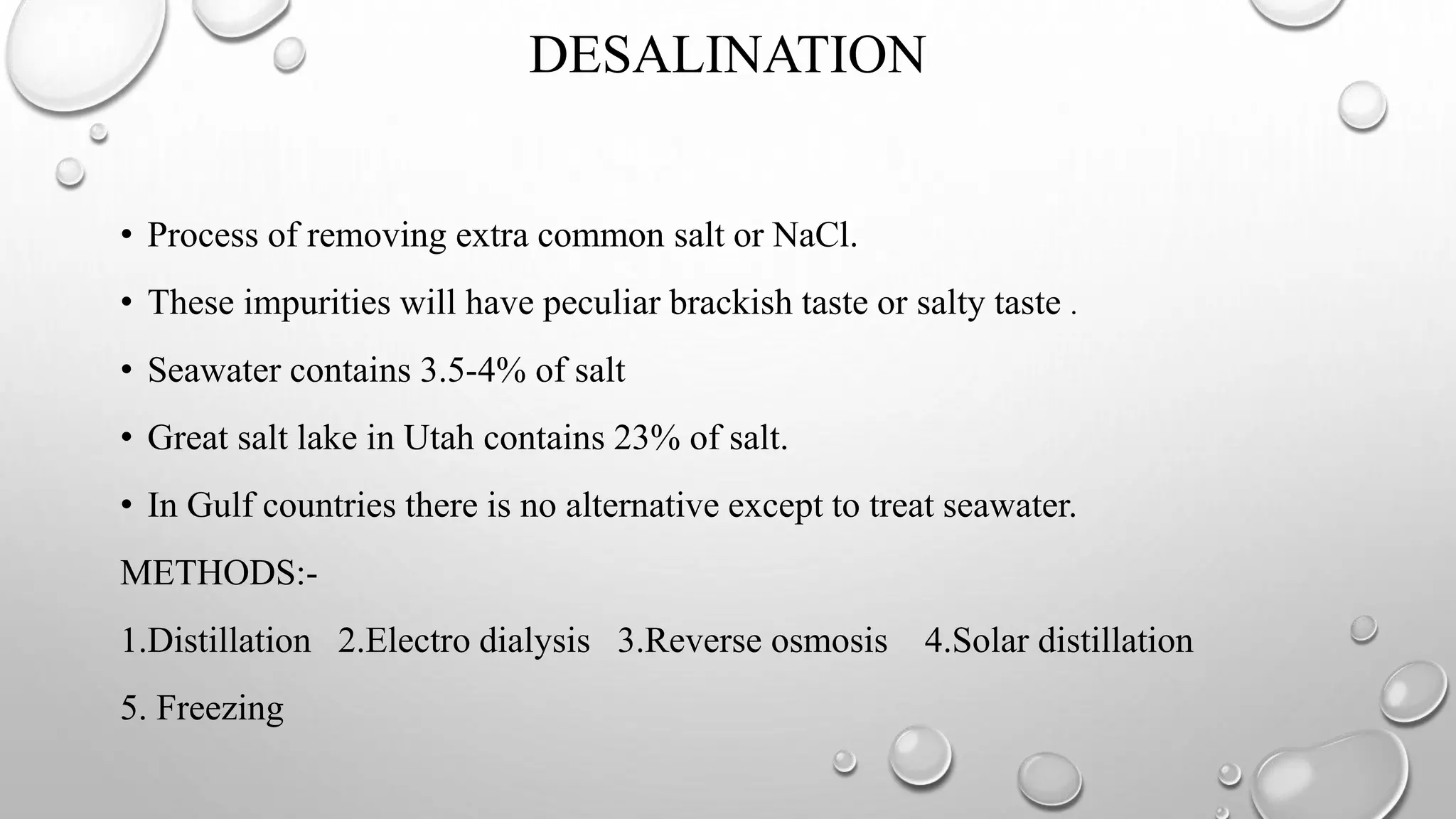 ADVANCED WATER TREATMENT PROCESS | PPTX