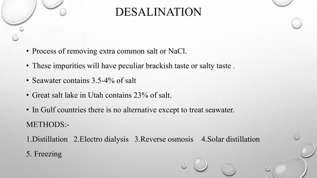 ADVANCED WATER TREATMENT PROCESS | PPTX