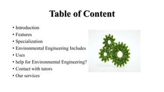 Environmental engineering assignment help assignment scholar | PPT