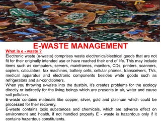 Environmental engineering & safety | PPTX