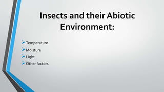 Environmental Entomology (Introduction) | PPT