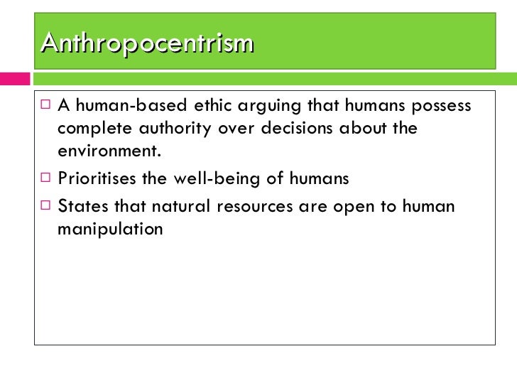 Environmental ethics