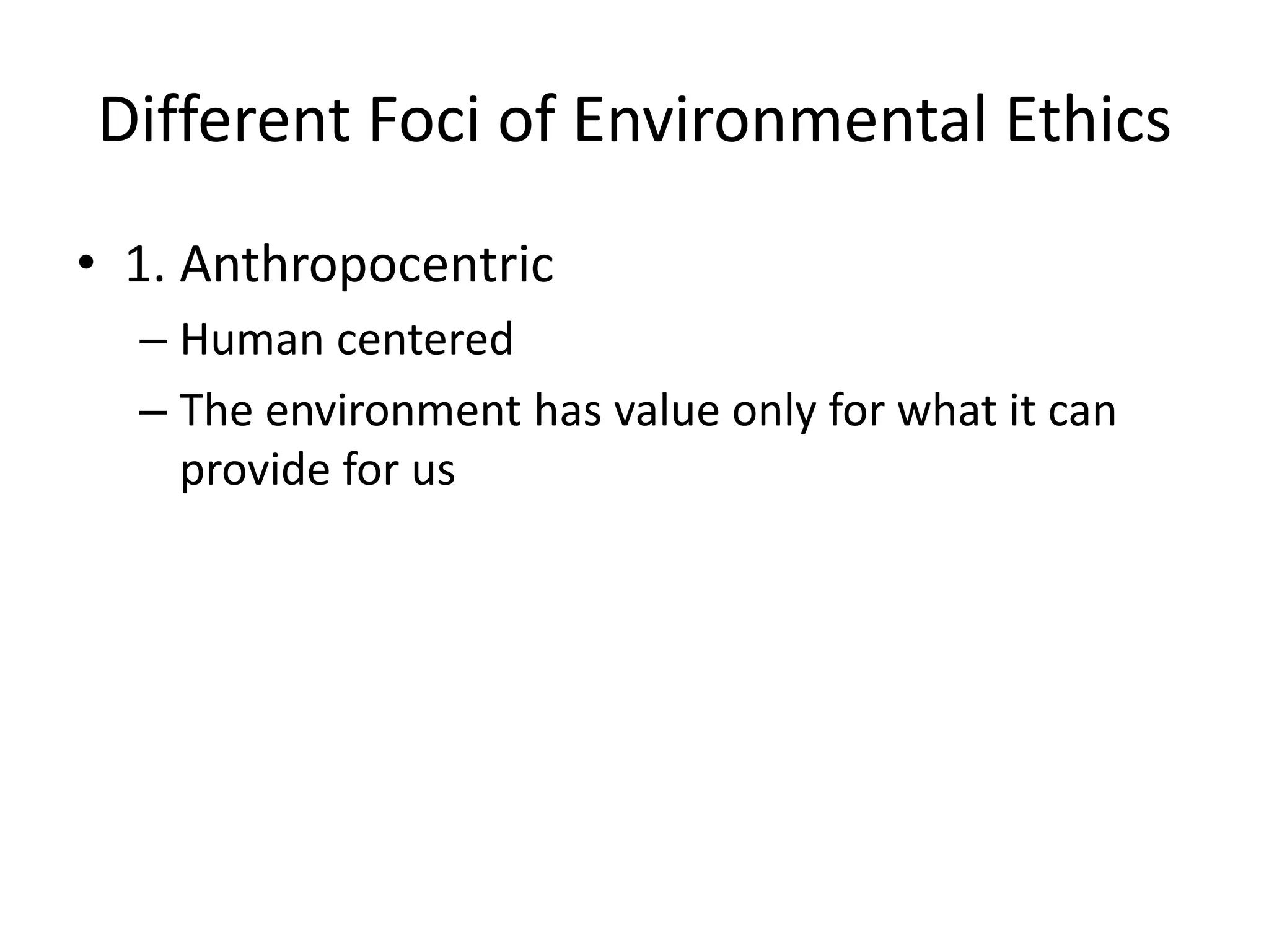 Environmental ethics | PPTX