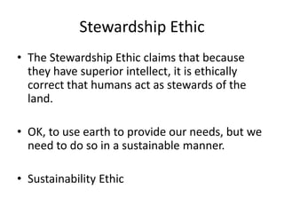 Environmental ethics | PPTX