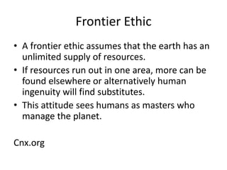 Environmental ethics | PPTX
