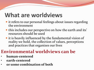 Environmental ethics | PPTX