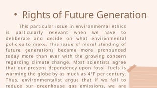 ENVIRONMENTAL ETHICS of Bachelor of Science in Development Communication | PPT