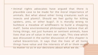 ENVIRONMENTAL ETHICS of Bachelor of Science in Development ...