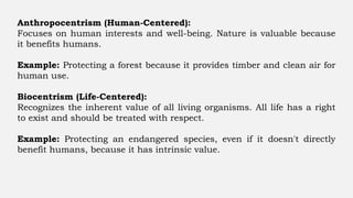 Understanding what is Environmental Ethics | PPTX